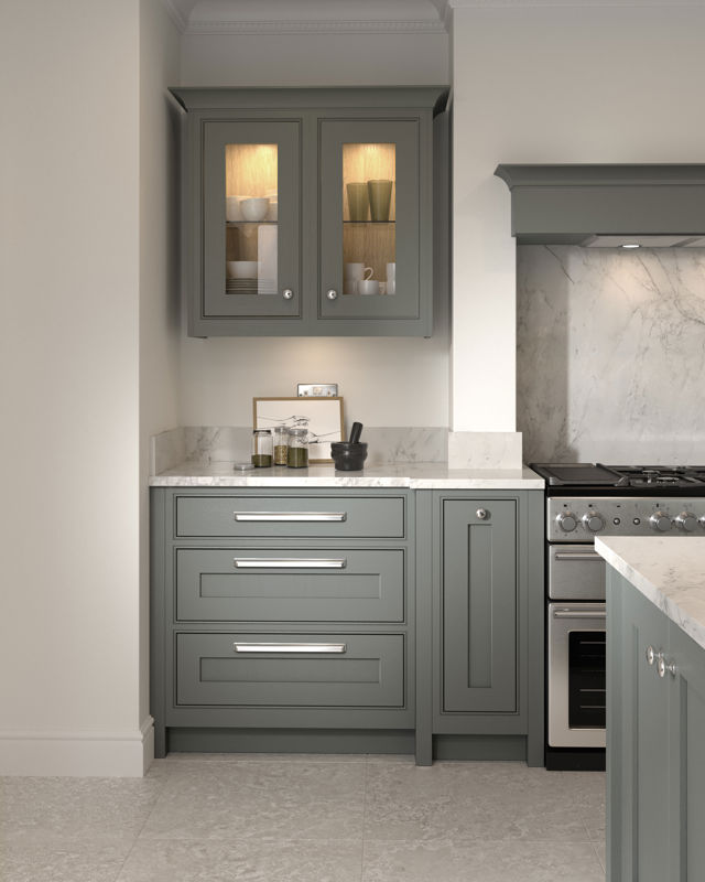Clarendon Dust Grey Kitchens | Dust Grey Shaker Kitchen